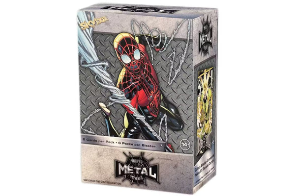 2022 Upper Deck Marvel Metal Universe Trading Cards Spiderman Blaster